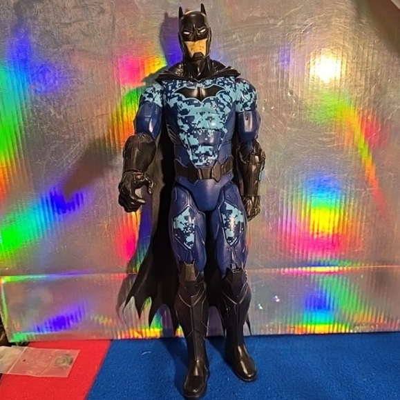 Toys | 82025 Tm Dc Comics The Batman Action Figure 12 Blue Digital Suit ...